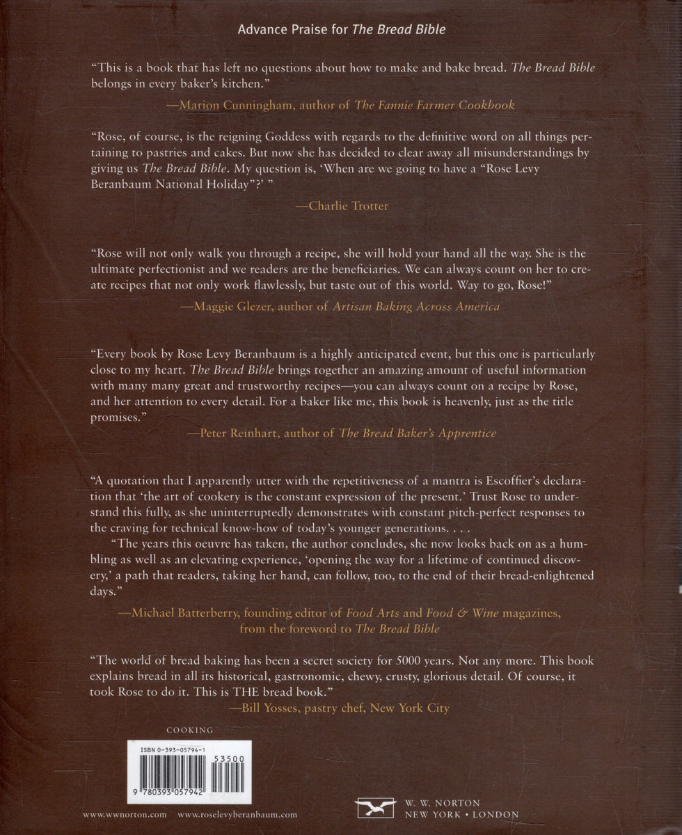 The Bread Bible - Rose Levy Beranbaum - BCOO - BOO021 – Lifeline Queensland