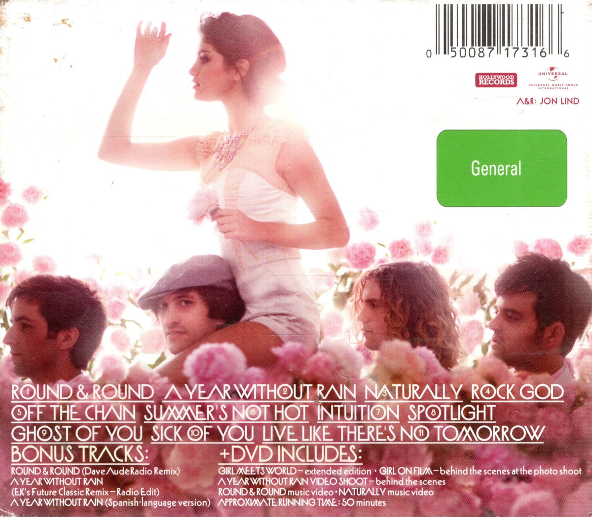 CD - Selena Gomez & The Scene: A Year Without Rain - CD343 DVDMU - GEE ...